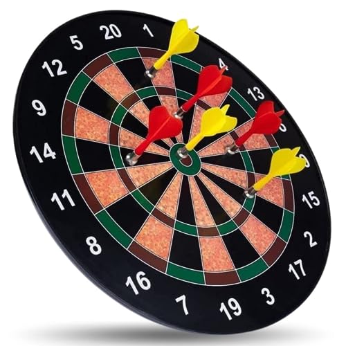 Storio Premium Magnetic Dart Board with Darts - Fun Indoor and Outdoor